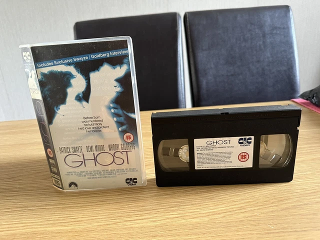 GHOST - PATRICK Swayze - Demi Moore - PAL VHS Video £12.99 - PicClick UK