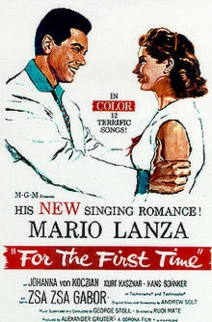 MARIO LANZA - THE Seven Hills Of Rome - For The First Time - 2 DVDS £4. ...