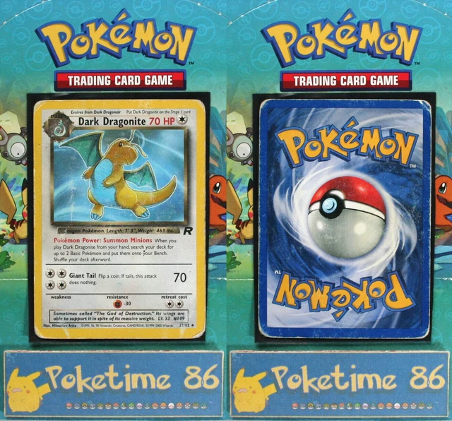 POKÉMON TEAM ROCKET, DARK DRAGONITE, rare, 22/82, poor EUR 9,90 ...