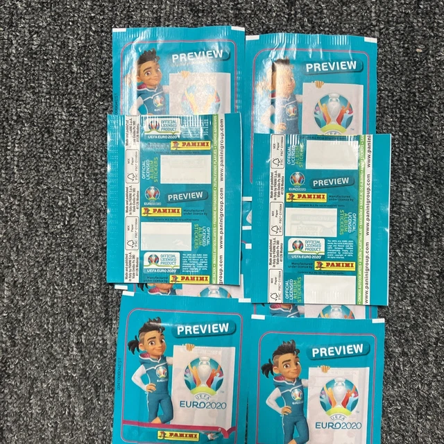 PANINI EURO 2020 tournament edition stickers Preview 10 Packets $18.17 ...