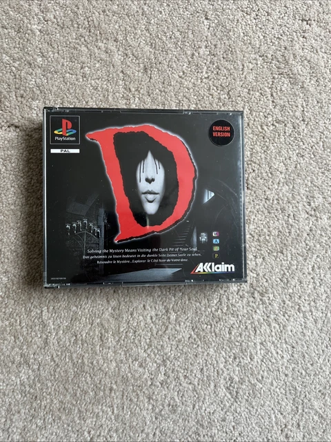 SONY PLAYSTATION 1 PS1 Black Label ‘D’ Horror Game Complete Rare Dual ...