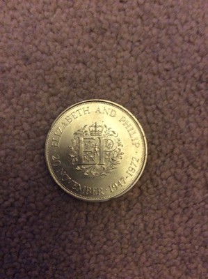 HRM QUEEN ELIZABETH 11 Commemorative Coin EP ( Elizabeth & Philip) 1947 ...