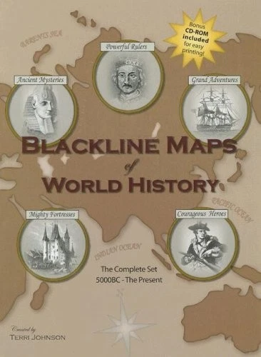 BLACKLINE MAPS OF World History: The Complete Set Ex... £9.97 - PicClick UK