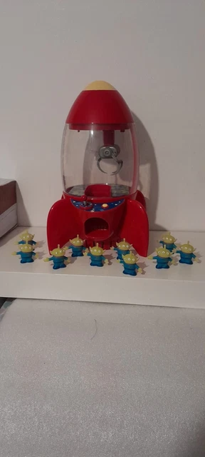 TOY STORY PIZZA Planet Space Crane Alien Claw Machine Grabber and 10 ...