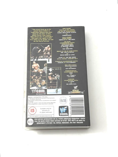 WWE FULLY LOADED 1999 Vhs Wrestling Video Tape Vintage Wwf Stone Cold £ ...