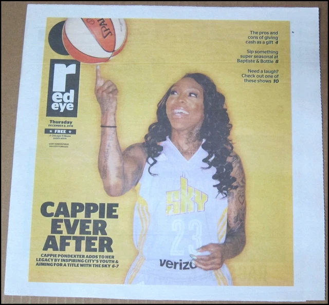 12/8/2016 RED EYE Chicago Newspaper Cappie Pondexter Chicago Sky WNBA ...