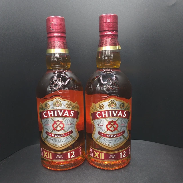 CHIVAS REGAL 12 Years Blended Scotch Whisky 40% Alkohol Scotland 2 x 0 ...