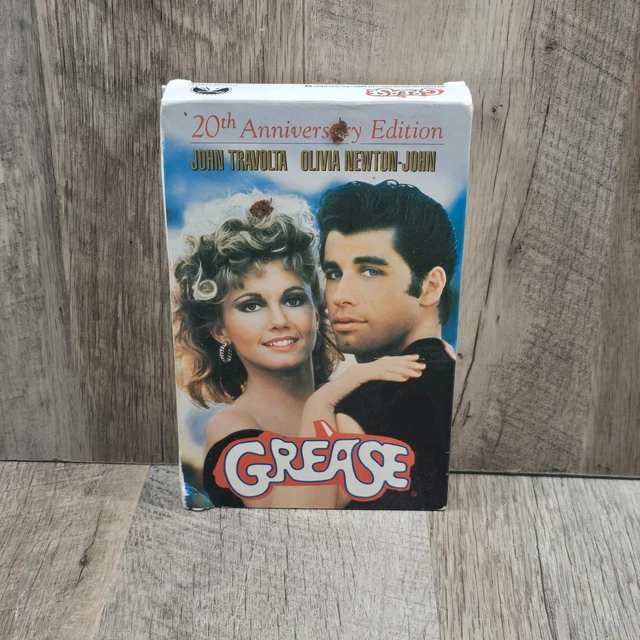 1998 GREASE VINTAGE VHS 20th Anniversary w/Screenplay Booklet ...