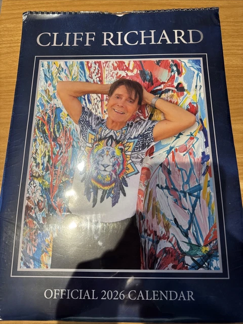 BRAND NEW CLIFF Richard 2026 Official Calendar £11.56 - PicClick UK