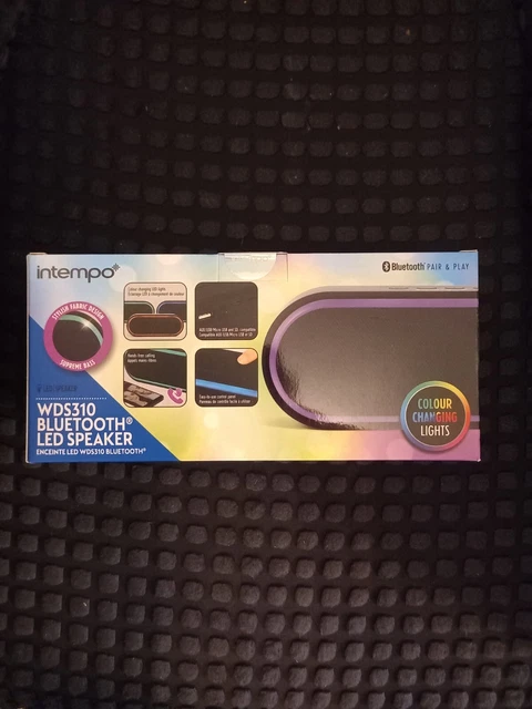 INTEMPO TEMPO WDS 310 Bluetooth LED Speaker Colour Changing Lights 1 ...