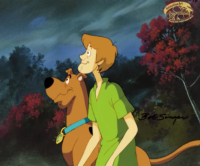 Hanna Barbera Scooby Doo Shaggy Zombie Island Production Cel Bob Singer