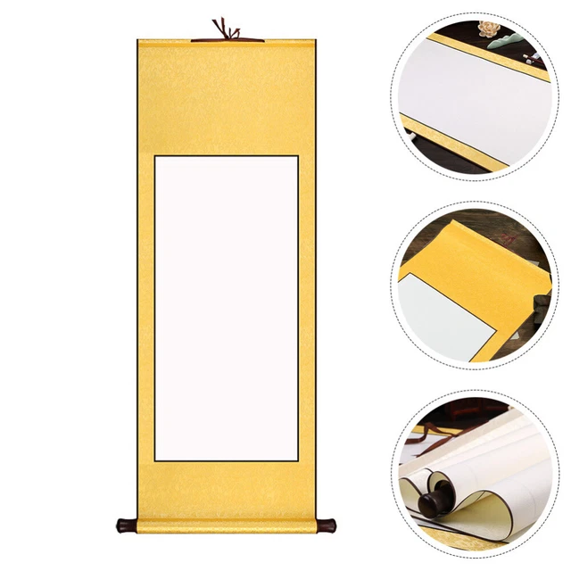 BLANK KNOB SCROLL Chinese Xuan Paper Japanese Calligraphy Paper £10.58 ...