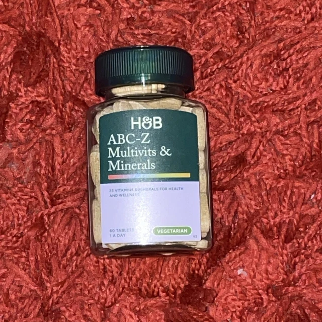 H&B ABC TO Z Multivitamins & Minerals 60 Tablet Support Health ...