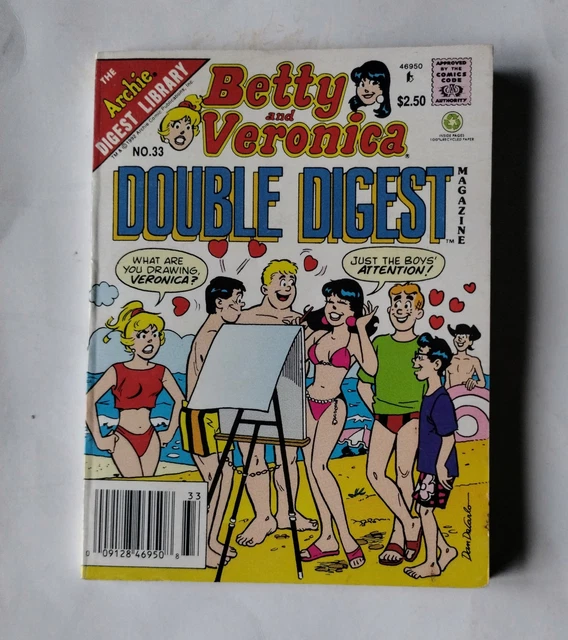 BETTY AND VERONICA Double Digest Sept 1992 No 33 £4.52 - PicClick UK