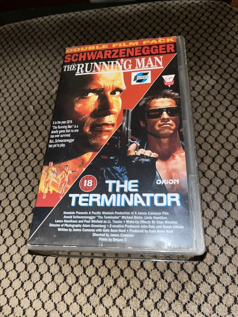 THE TERMINATOR & The Running Man Rare Vhs Double Pack U.K. Release Low ...