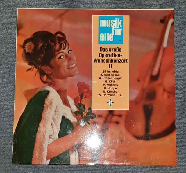MUSIK FÜR ALLE-DAS Große Operetten Wunschkonzert 2 (Telefunken 1972) EUR 13,00 - PicClick DE