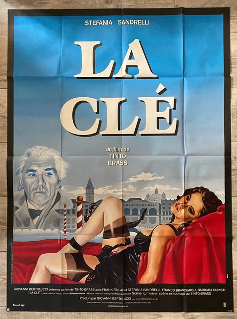 ANCIENNE AFFICHE DE Cinéma 1984 La clé Stefania Sandrelli 157x115 EUR 10,00 - PicClick FR