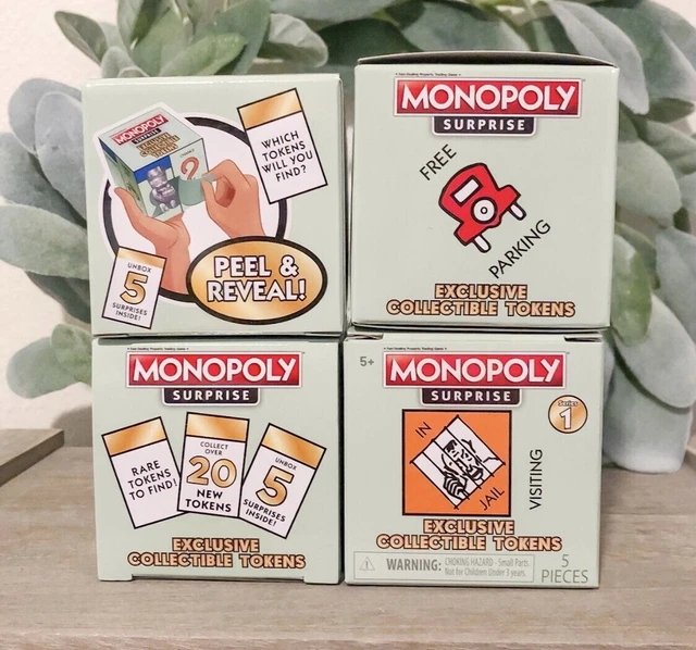 MONOPOLY SURPRISE EXCLUSIVE Collectible Tokens Series 1 Rare walmart ...