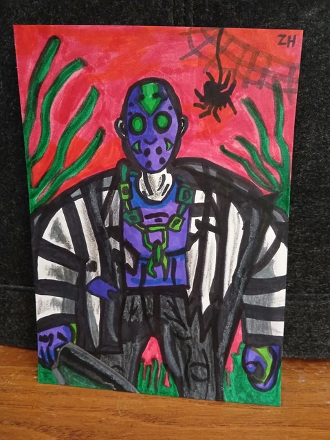 DRAWING JASON VOORHEES Afterlife Beetlejuice Horror Multiversus Game ...