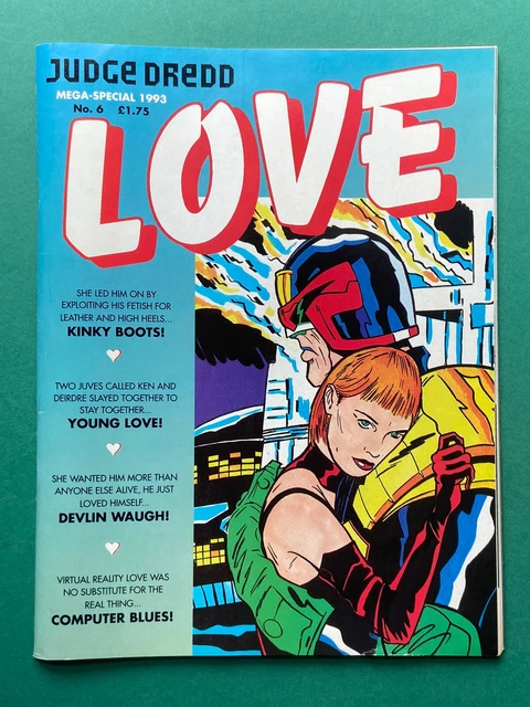 JUDGE DREDD MEGA-SPECIAL #6 LOVE VF (Fleetway 1993) 2000AD EUR 8,55 ...