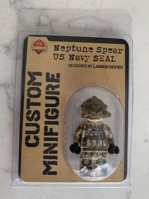BRICKMANIA NEPTUNE SPEAR US Navy Seal Custom Lego Minifigure BMF500 £55 ...