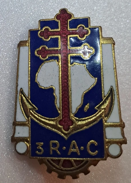 INSIGNE COLO DU 3ème RAC Régiment d'Artillerie Coloniale. EUR 20,00 - PicClick FR
