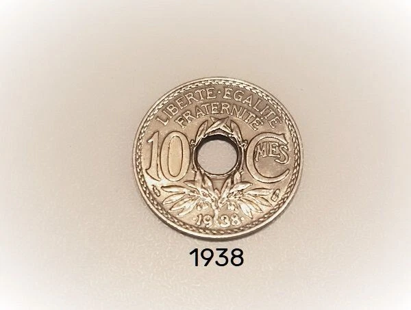 PIÈCE DE MONNAIE ancienne 10 cts 1938 en tres bon etat EUR 8,00 - PicClick IT