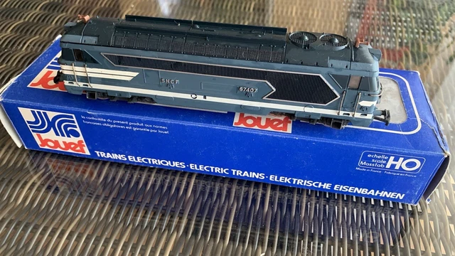 JOUEF BB 67407 SNCF Echelle HO Epoque III Locomotive Diesel - Bleue (8539) EUR 61,00 - PicClick FR