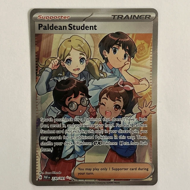 2024 POKÉMON TCG: Paldean Fates Paldean Student Full Art Ultra Rare 230 ...