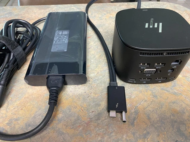 HP THUNDERBOLT DOCK USB-C 230W G2 HSN-iX01 w/ Combo Cable & AC Adapter ...