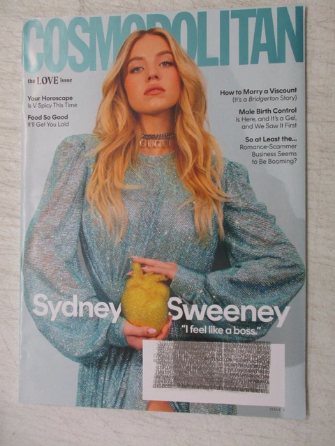 COSMOPOLITAN MAGAZINE THE 2022 Collection Sydney Sweeney The Love Issue ...