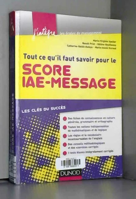 TOUT CE QU'IL faut savoir pour le Score IAE-Message - Les cles du ...