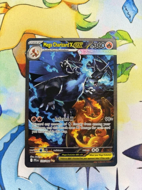 POKÉMON TCG MEGA Charizard Ex 125/094 Phantasmal Flames NM £490.00 ...