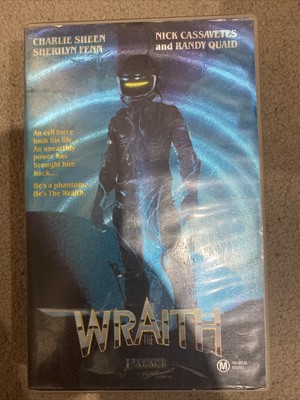 THE WRAITH ( VHS ) Palace Films Ex-Rental Big Box Video Clamshell 1986 ...