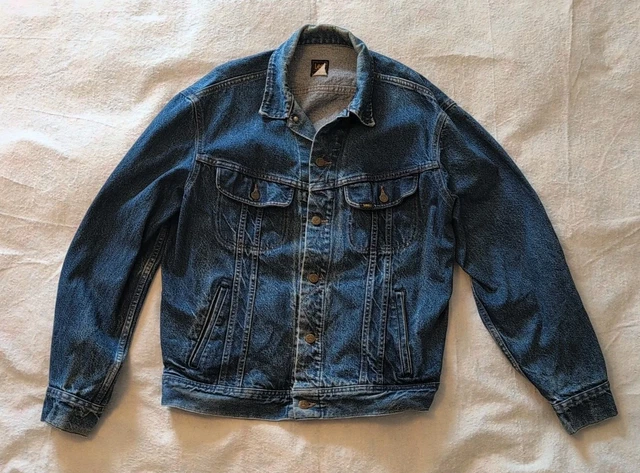 VINTAGE 1970’S - 80’s LEE Riders Jean Jacket Mens Size 44L PATD-153438 Faded £53.11 - PicClick UK