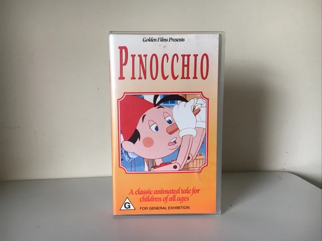 PINOCCHIO GOLDEN FILMS vhs tape Pickwick video $5.00 - PicClick AU