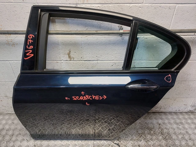 BMW 7 SERIES F01 Complete Door Rear Left Passenger Side In Blue A89 ...