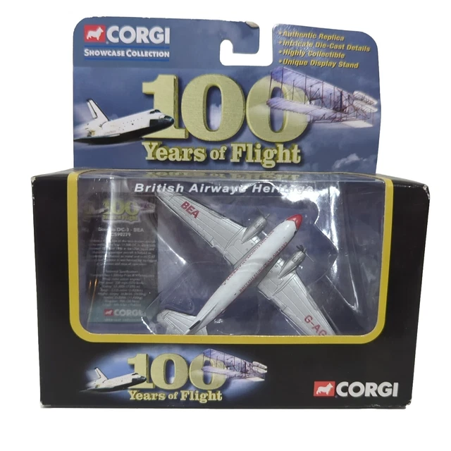 CORGI CS90279 DOUGLAS Dc-3 British European Airways Model Plane G-Agzd ...