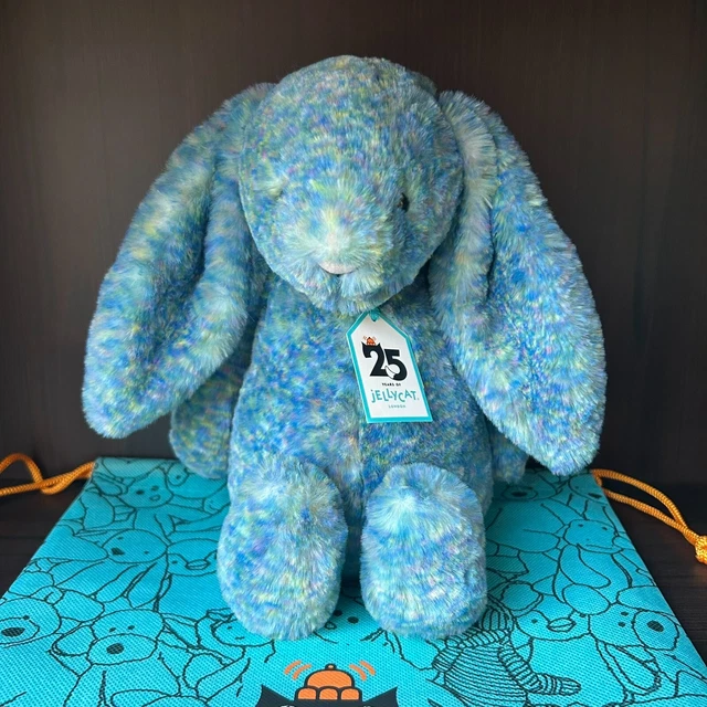 JELLYCAT BASHFUL LUXE Bunny Azure Medium - RARE - BNWT - Free & Fast Shipping £78.67 - PicClick UK