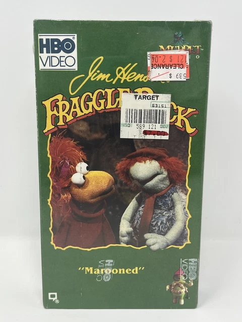 JIM HENSONS FRAGGLE Rock "Marooned" VHS HBO Muppet Video Tape Red ...