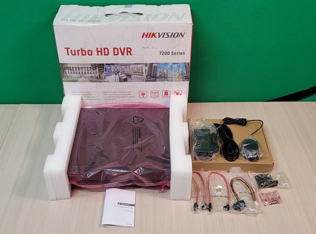 HIKVISION 8MP TURBO DVR 4K iDS-7208HUHI-M2/S 8 Channel HD-TVI + 8CH IP ...