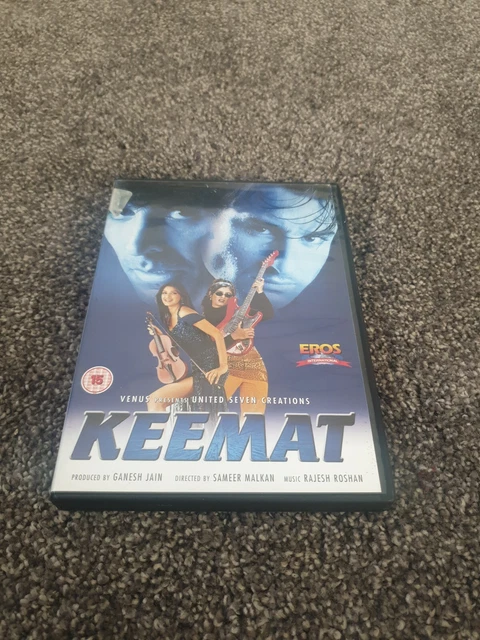 KEEMAT - RARE Bollywood DVD By Eros - Akshay Kumar & Saif Ali Khan £39. ...