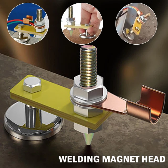 METAL MAGNETIC GROUNDING Clamp Holder Ground Connector Sheet Welding ...