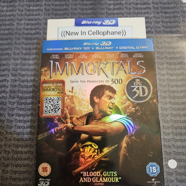 IMMORTALS 3D & 2D Blu Ray - New and Sealed £8.99 - PicClick UK