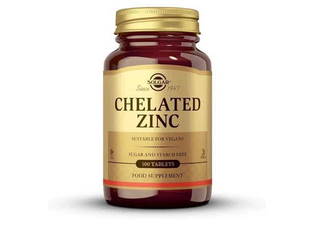 SOLGAR CHELATED ZINC Tablets - Pack of 100 £13.00 - PicClick UK