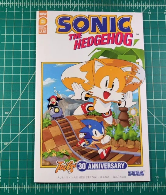 Idw Sonic The Hedgehog 30th Anniversary Tails 2021 1 B Variante Neuf