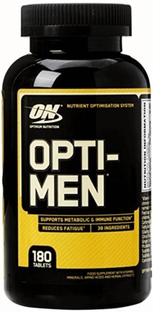 OPTIMUM NUTRITION OPTI-MEN Vitamins & Minerals - 180 Tablets £31.49 - PicClick UK