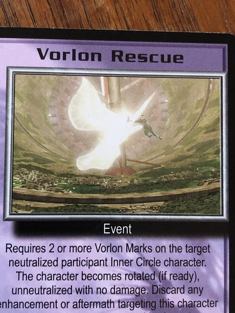 VORLON RESCUE DELUXE Edition Babylon 5 Ccg Rare Card Near Mint Never ...