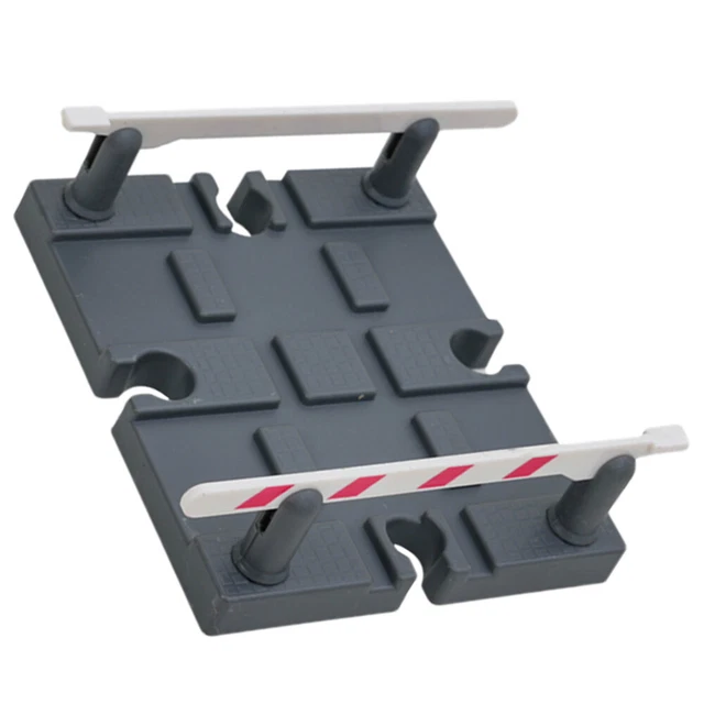 3PCS TRAIN TRACK Railing Barrier Barricade Plaything Simulation Railway ...