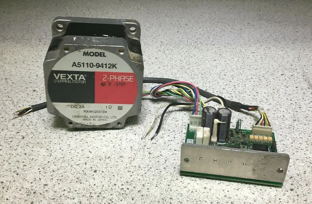 ORIENTAL MOTOR VEXTA A5110-9412K Stepping Motor w/ C7673-043 Controller $99.99 - PicClick CA